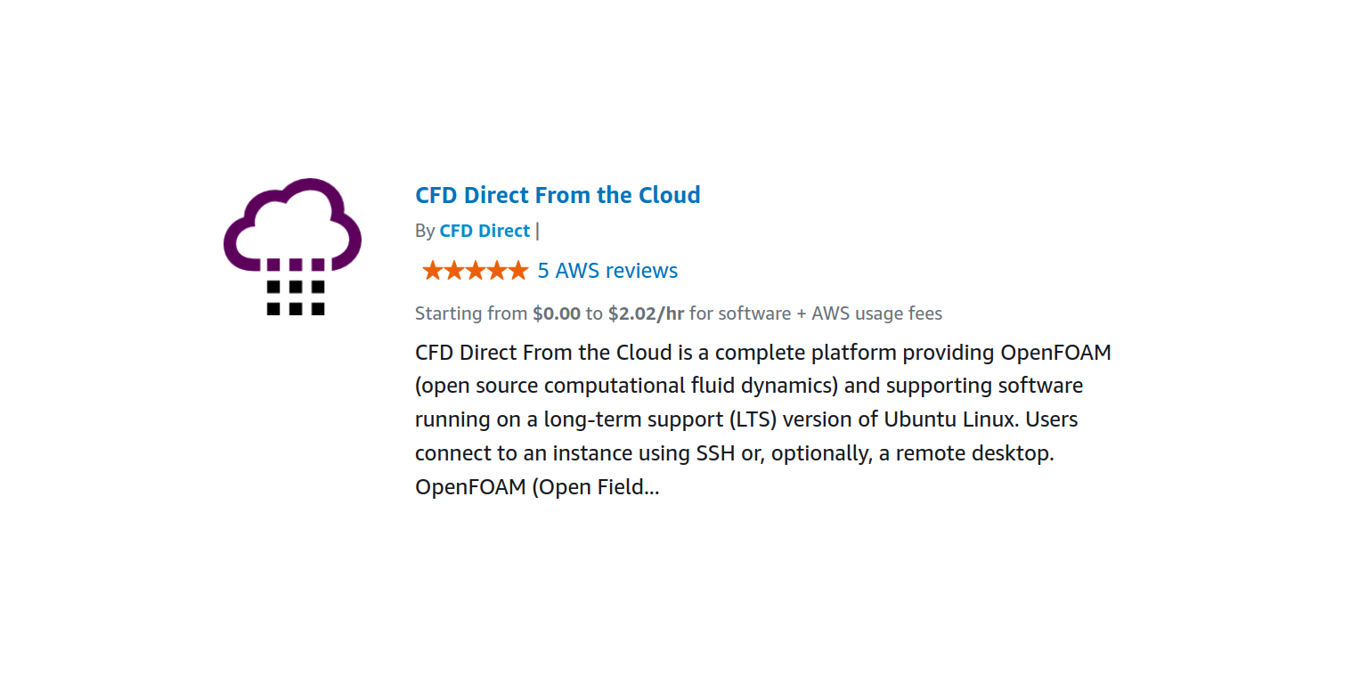 CFDDFC on AWS: User Setup | CFD Direct | OpenFOAM